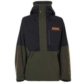 Oakley TNP Lined Herren Schwarz/Gr&uuml;ner Shell-Jacke