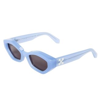 Off-white Off White - Hilo Sechseck-Sonnenbrille f&uuml;r Herren/Damen Unisex (Blau/Dunkelgrau)