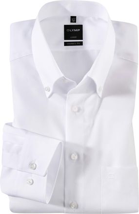 Olymp Herren Hemd Modern Fit LangarmFarbe Weiß, Size XXL (Herstellergröße:46)