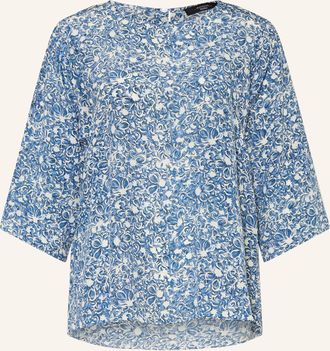 Max Mara Weekend Max Mara Blusenshirt Ginnico Aus Seide Mit 3/4-Arm blau