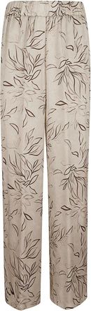 PESERICO Femme, Pantalons, Multicolore, Taille: 42 FR Pantalon Palazzo