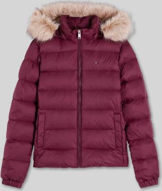 Tommy Jeans Regular Fit Daunenjacke mit Kunstfell