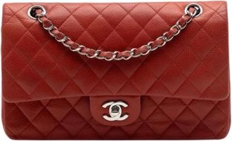 Chanel Sac port&eacute; &eacute;paule Pre-owned - Femme - Pre-owned - Rouge - Taille: ONE Size