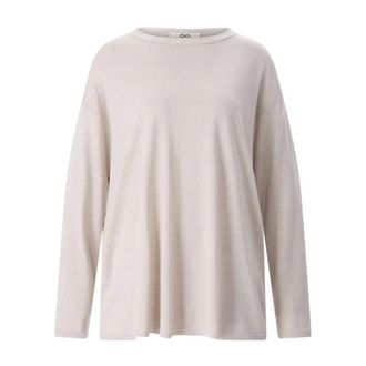 Sminfinity Femme, Pulls, Beige, Taille: 36/38 FR Tricot &agrave; col rond
