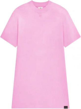 Courr&egrave;ges Femme, Robes, Rose, Taille: 40 FR Solarized T-Shirt Dress