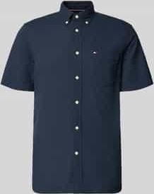 Tommy Hilfiger Regular Fit Freizeithemd aus reiner Baumwolle