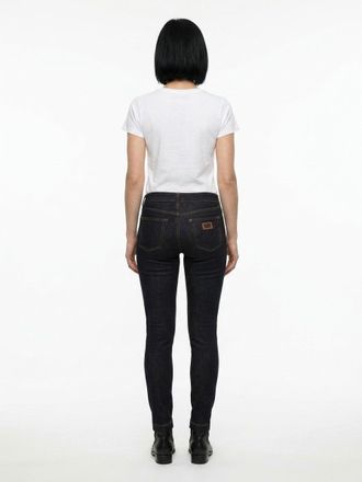Dolce & Gabbana Womens Blue Cotton Skinny Jeans Clothing