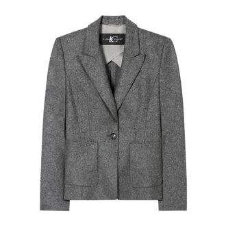 Luisa Cerano Grauer Flanellblazer - - Jackets - Damen - Grau - M
