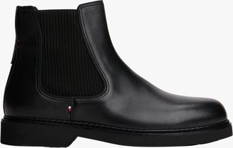 Tommy Hilfiger Bottines chelsea en cuir lisse