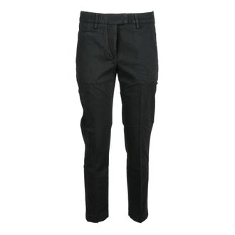 Dondup Baumwoll Elasthan Hose - - Trousers - Damen - Schwarzk - W30