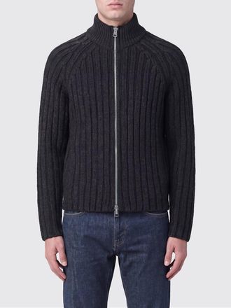 Our Legacy Cardigan &agrave; col roul&eacute; en pure laine m&eacute;rinos c&ocirc;tel&eacute;e avec fermeture zipp&eacute;e