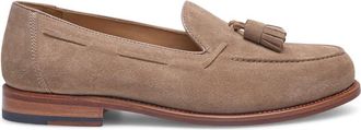 Heinrich Dinkelacker Slipper & Pantoletten - Loafer Wien Plain Tassel V - Gr. 40,5 (EU) - in Beige - für Damen