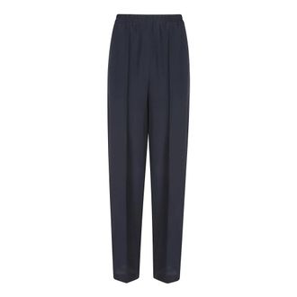 Fabiana Filippi Crepe Wide-Leg Hose - - Trousers - Damen - Blau - S