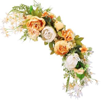 Generic Seidentuch, K&uuml;nstlicher Blumenschmuck, Lebendiger Fr&uuml;hling, Dekorative Hochzeitsbogenblume f&uuml;r Tafelaufs&auml;tze, Eisendrahtmaterial, 29,5 Zoll, f&uuml;r Wohnz