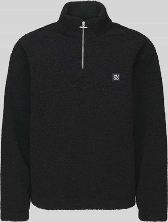 HUGO BOSS Sweatshirt mit Logo Patch Modell Derylong