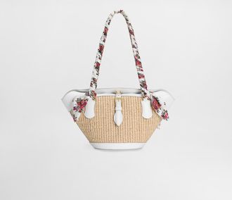 Dolce & Gabbana Capri Coffa Bag In Raffia - Frau Handtaschen Multicolor Onesize