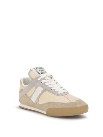 Chlo&eacute; Womens Kick Sneakers Dove Grey