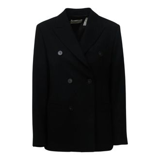 Montedoro Red Zweireihiger Blazer - - Jackets - Damen - Schwarzk - L