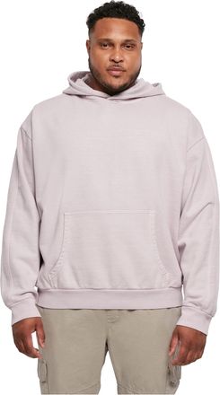 Urban Classics Mens Heavy Terry Garment Dye Hoody Sweatshirt, Lilac, S