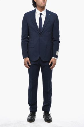 Corneliani CC COLLECTION Slim-Fit Anzug aus Mohair-Mischung Corneliani
