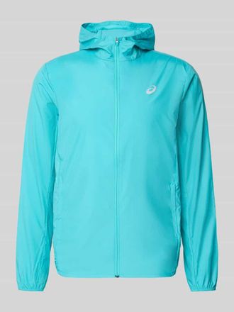 Asics Windbreaker mit Logo-Print und Kapuze