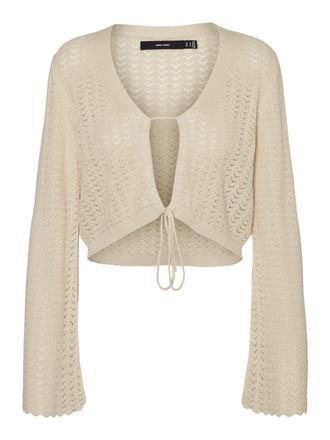 Vero Moda VMURSULA LS Cropped Gather Pullover
