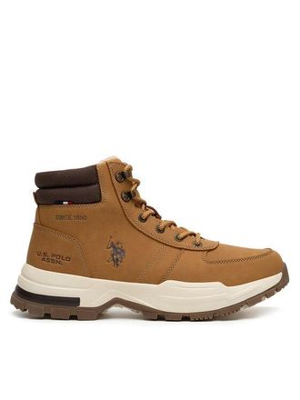 U.S.Polo Association Schn&uuml;rschuhe OSCAR001M/DYT1 Braun