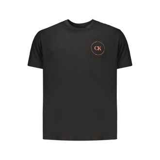 Calvin Klein Schwarzes Baumwoll-Herren-T-Shirt