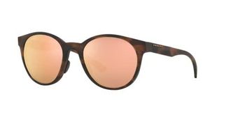 Oakley Spindrift, Lunettes de Soleil Mixte, Mattbraune Schildkr&ouml;te/Prizm Rotgold, 52