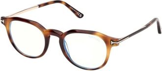 Tom Ford Homme, Accessoires, Brun, Taille: 49 MM Eyeglasses