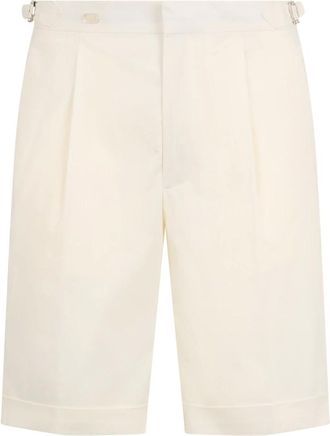 Moorer Homme, Shorts, Blanc, Taille: M Pantalons