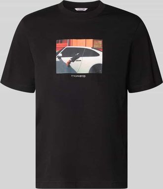 Antony Morato Relaxed Fit T-Shirt aus reiner Baumwolle mit Motiv-Print