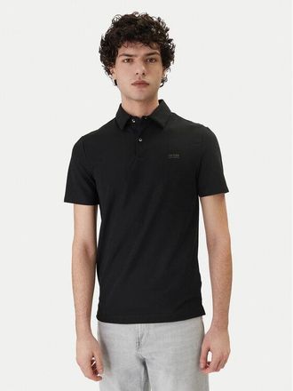 Guess Poloshirt M6RP02 KD202 Schwarz Slim Fit
