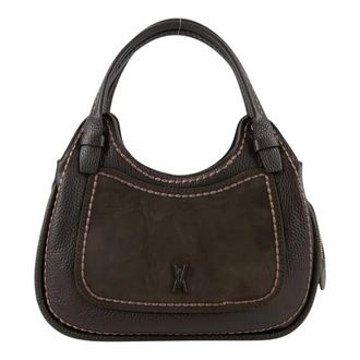 PLINIO VISONA Sac &agrave; main Camoscio - Femme - Sacs - Brun - Taille: ONE Size