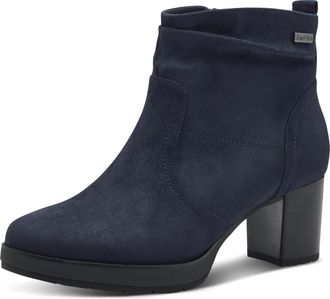 Jana Damen Stiefeletten mit Absatz Wasserabweisend Vegan, Blau (Dunkelblau), 38 EU