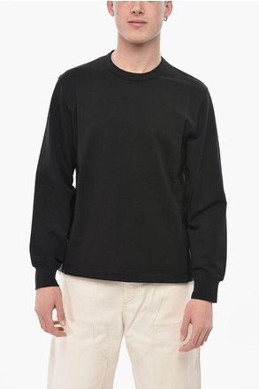 C.P. Company Cotton-Blend Crewneck Sweatshirt with Nylon Details size Xxl