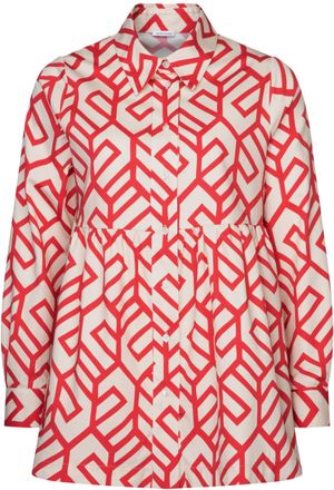 Seidensticker Damen Regular Fit Langarm Bluse, Koralle, 36 EU