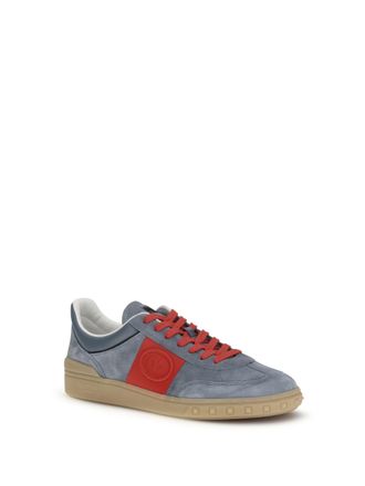 Valentino Garavani Mens Upvillage Sneakers Grey-Coral Red-Nero-Grey-Nero-Ambra Red/nero-grey/nero/ambra
