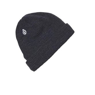 Volcom Full Stone Beanie Bonnets tricotés pour Hommes, Gris, Taille Unique Mixte