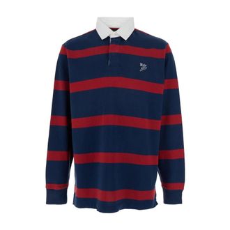 Polo Ralph Lauren Homme, Tops, Multicolore, Taille: XL Polo à Rayures avec Logo Multicolore Coton