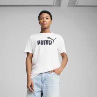 Puma T-shirt &agrave; logo N&deg; 1 Essentials Homme, V&ecirc;tements, Blanc, XXL