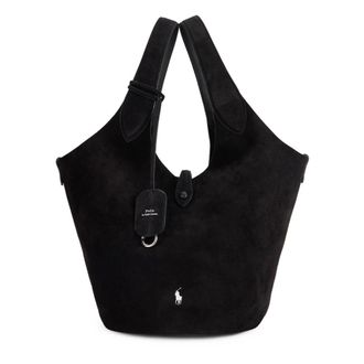 Polo Ralph Lauren Cabas Play en daim - Femme - Sacs - Noir - Taille: ONE Size