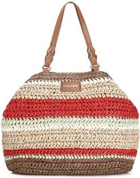Cafènoir Sac Fourre-tout En Crochet, Pour Femme, Couleur Multicolore, Taille Taille Unique