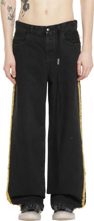 Ann Demeulemeester Hanno 5 Pockets Straight Leg Loose Trousers