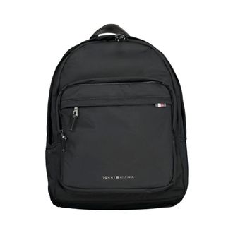 Tommy Hilfiger Homme, Sacs, Noir, Taille: ONE Size Polyester Backpack