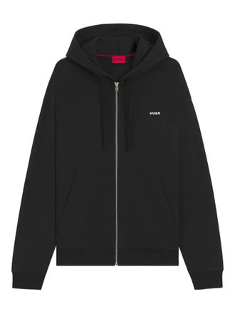 HUGO BOSS Kapuzenjacke mit Reißverschluss - Schwarz