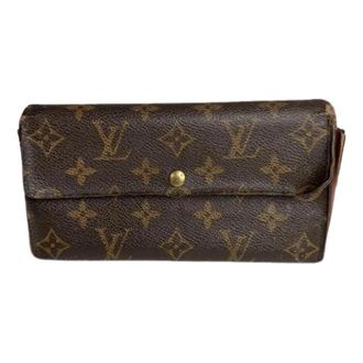 Louis Vuitton Pre-owned Leder Portemonnaie - - Pre-owned - Damen - Braun - ONE SIZE
