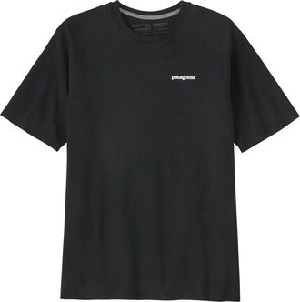 Patagonia Homme, Tops, Noir, Taille: L P-6 Logo Responsibili Tee