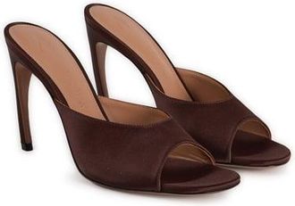 The Attico Escarpins satin&eacute;s