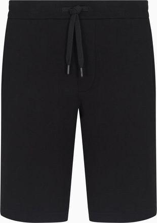 A|X Armani Exchange Herren Stretch Cotton Icon Shorts Hose, Schwarz, X-Klein